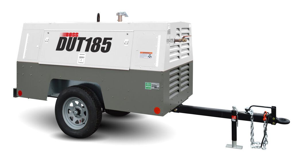Boss Tow Behind (Diesel Utility Trailer) DUT 185 Rotary Screw Air ...